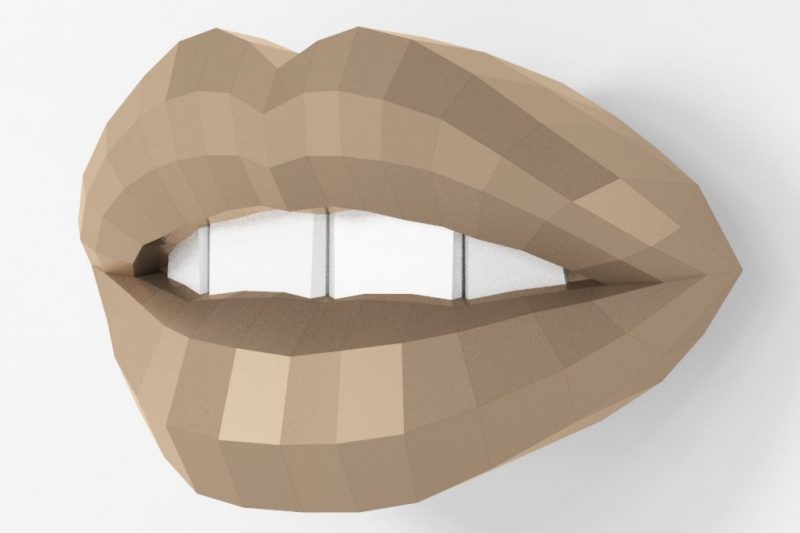 Lips Sculpture - LACRAFTA