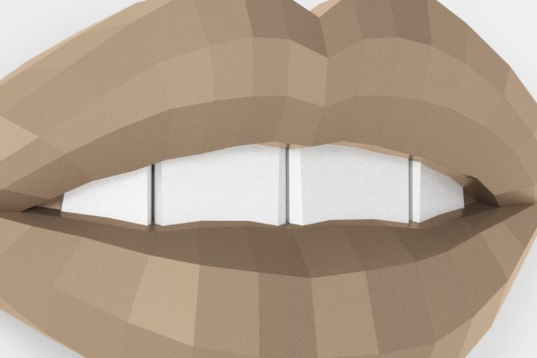 Lips Sculpture - LACRAFTA