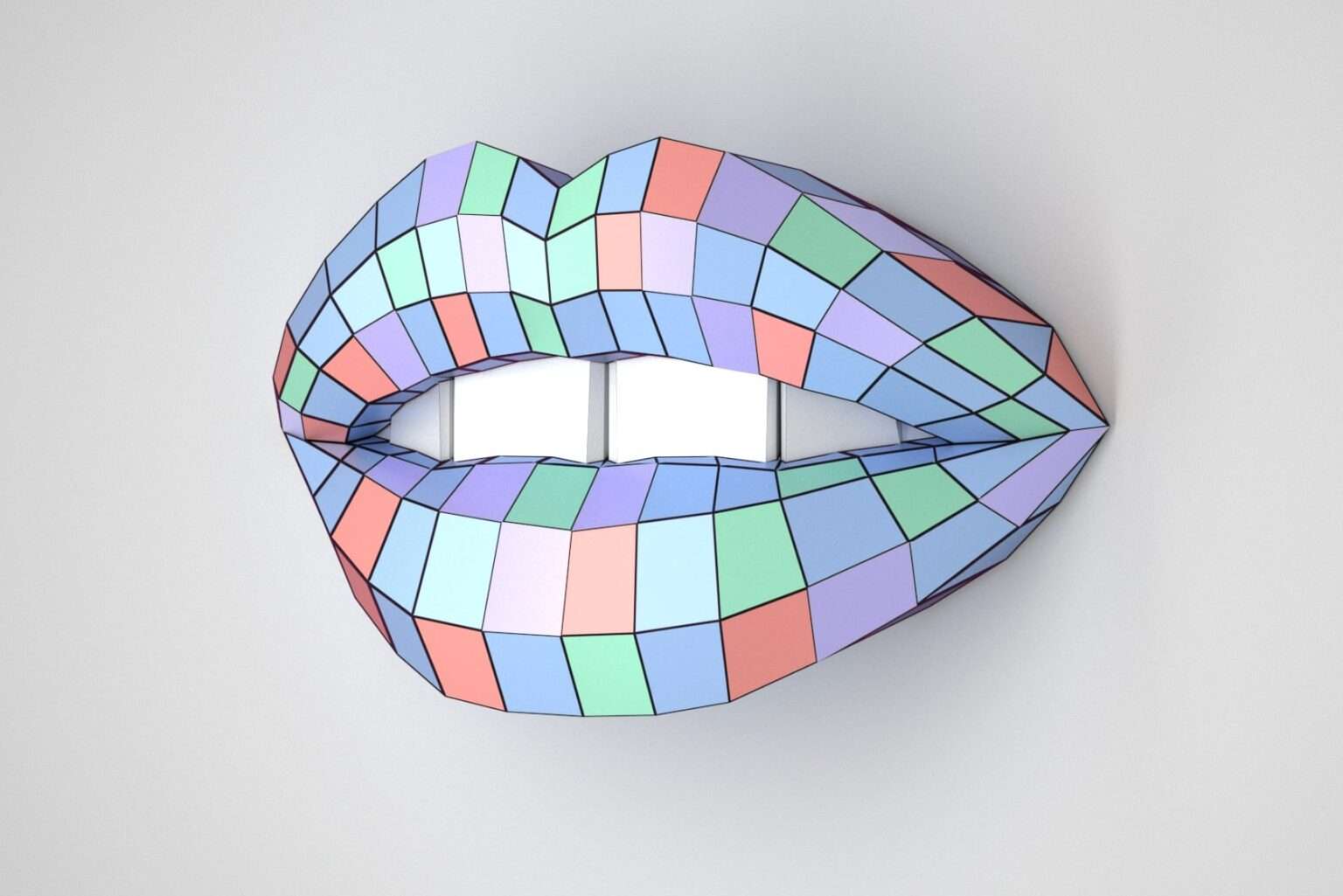 Lips Sculpture - LACRAFTA