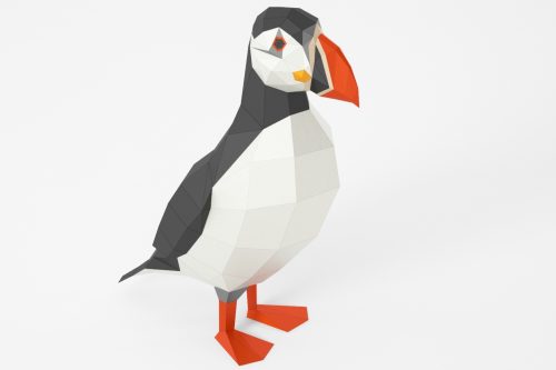 Puffin Sculpture - LACRAFTA