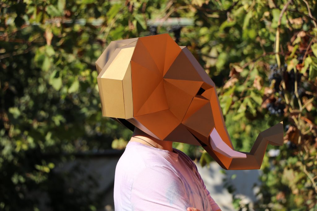 Safari Animal Mask Set – Lion, Elephant, Giraffe, Zebra & Rhino - LACRAFTA