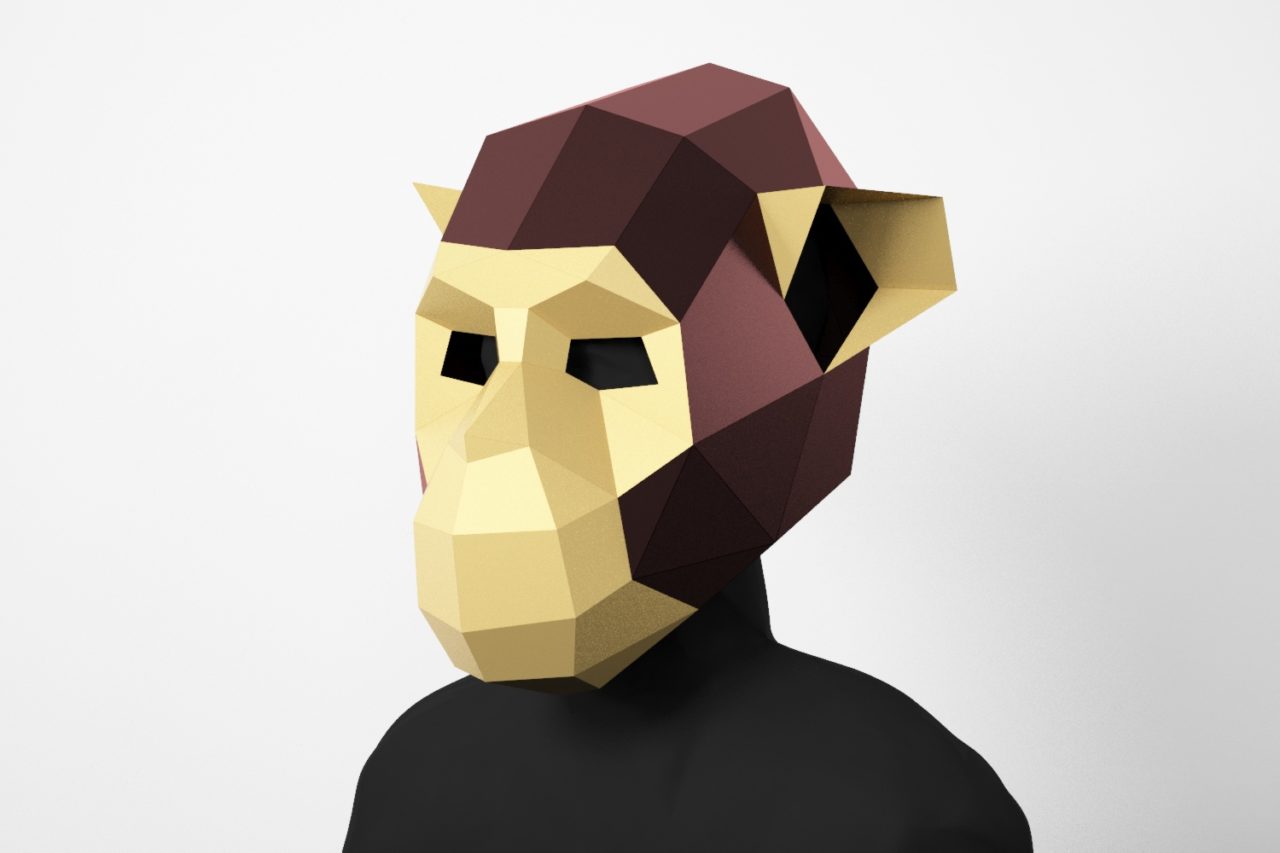 Chimpanzee Mask - LACRAFTA