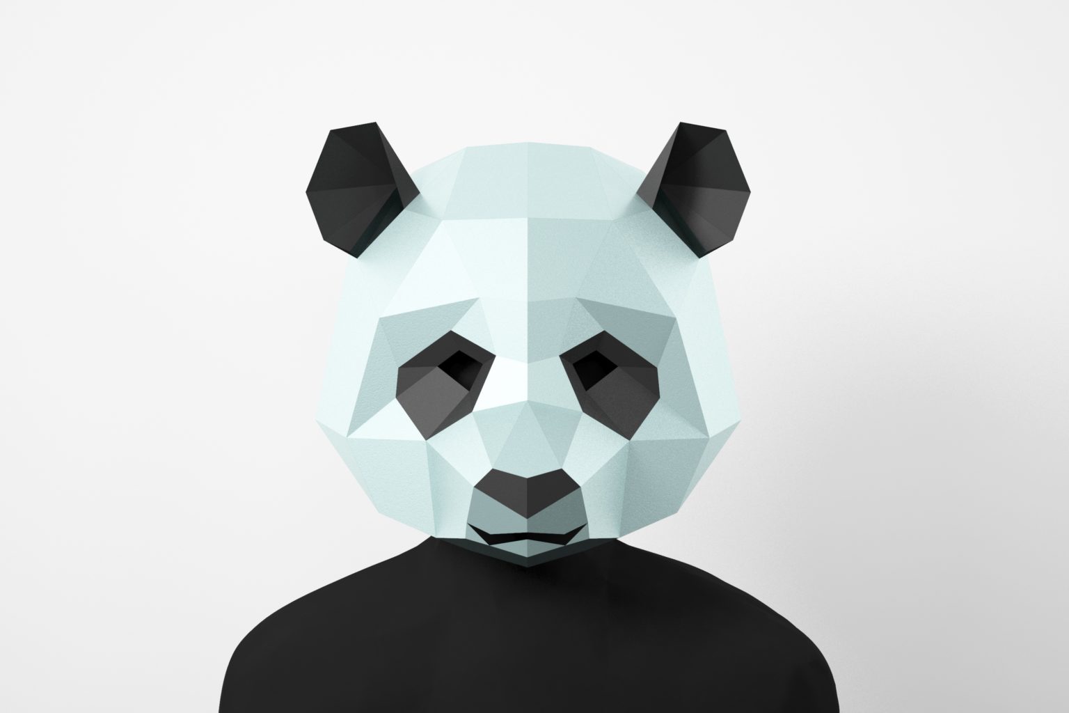 Panda Mask (3D Files) - LACRAFTA