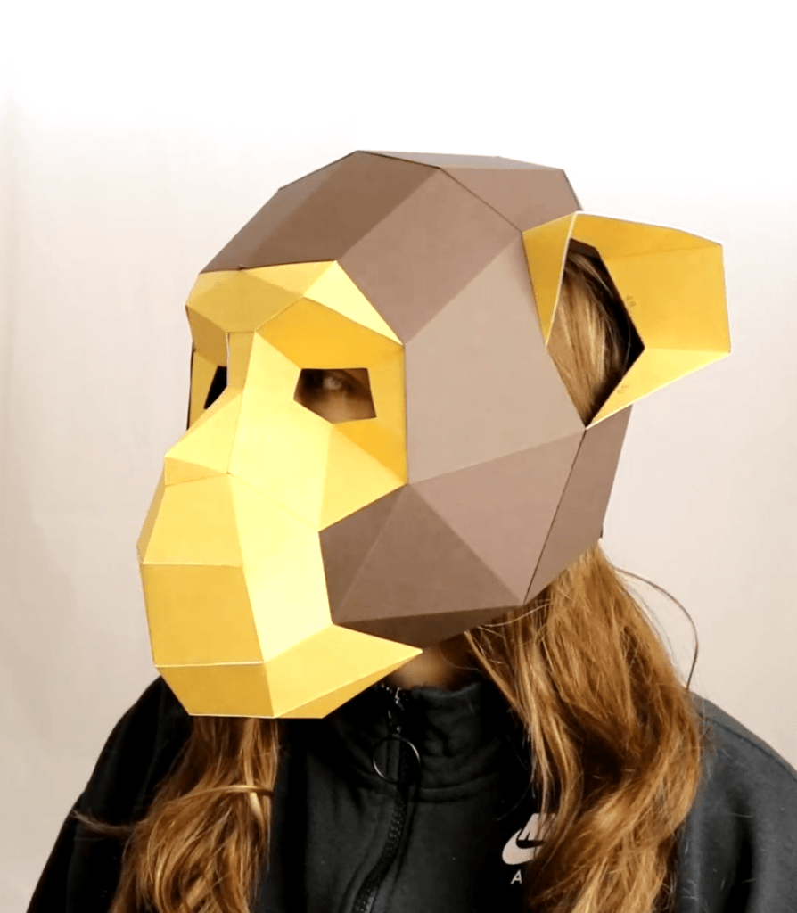Chimpanzee Mask - LACRAFTA