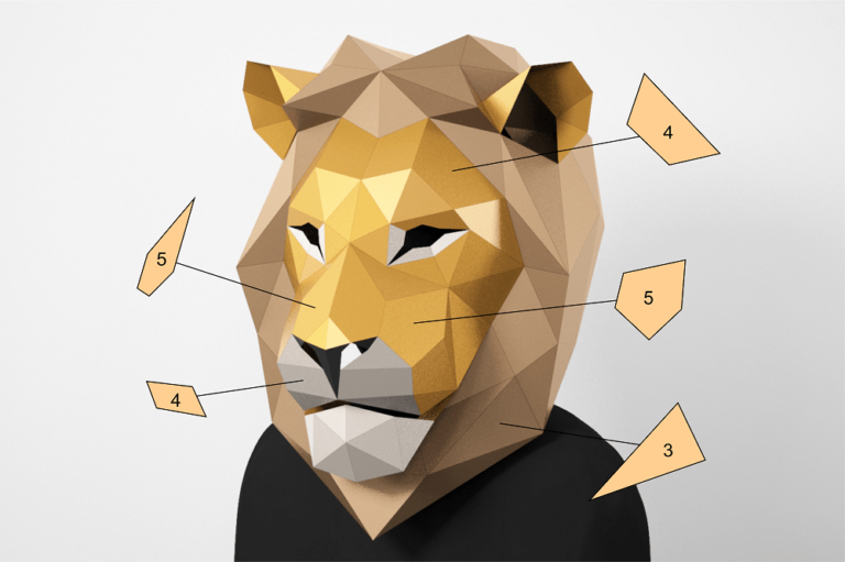 Polygonal style, triangles and polygons, which is better? - LACRAFTA