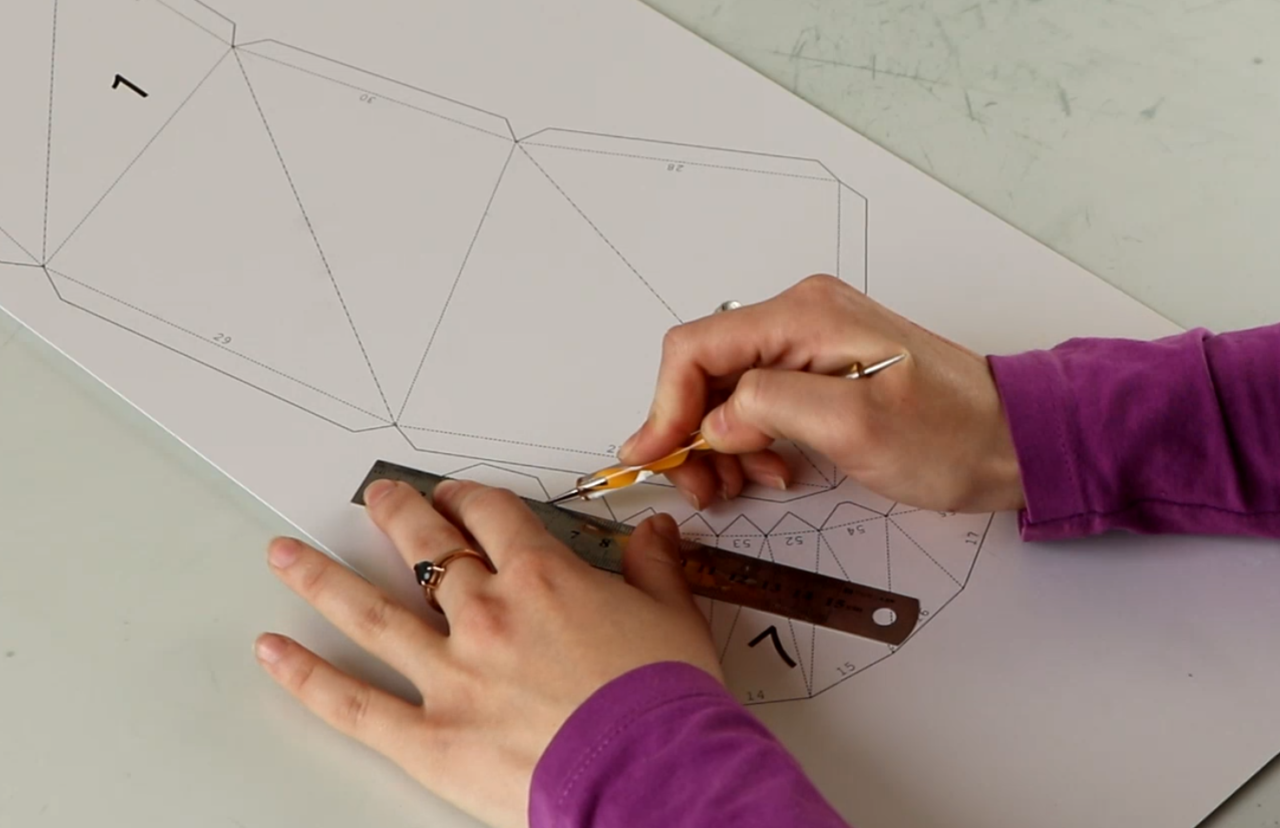 How to create a Mirror 3D sculpture "Shell" 600 mm. DIY Wall decor ...