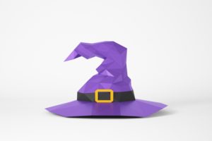 Witch hat, wizard hat pdf template - LACRAFTA