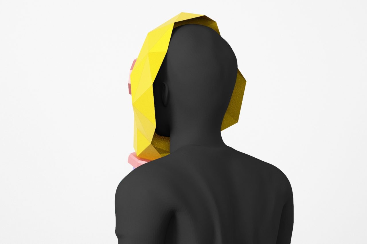 Gas mask, DIY papercraft mask PDF template - LACRAFTA