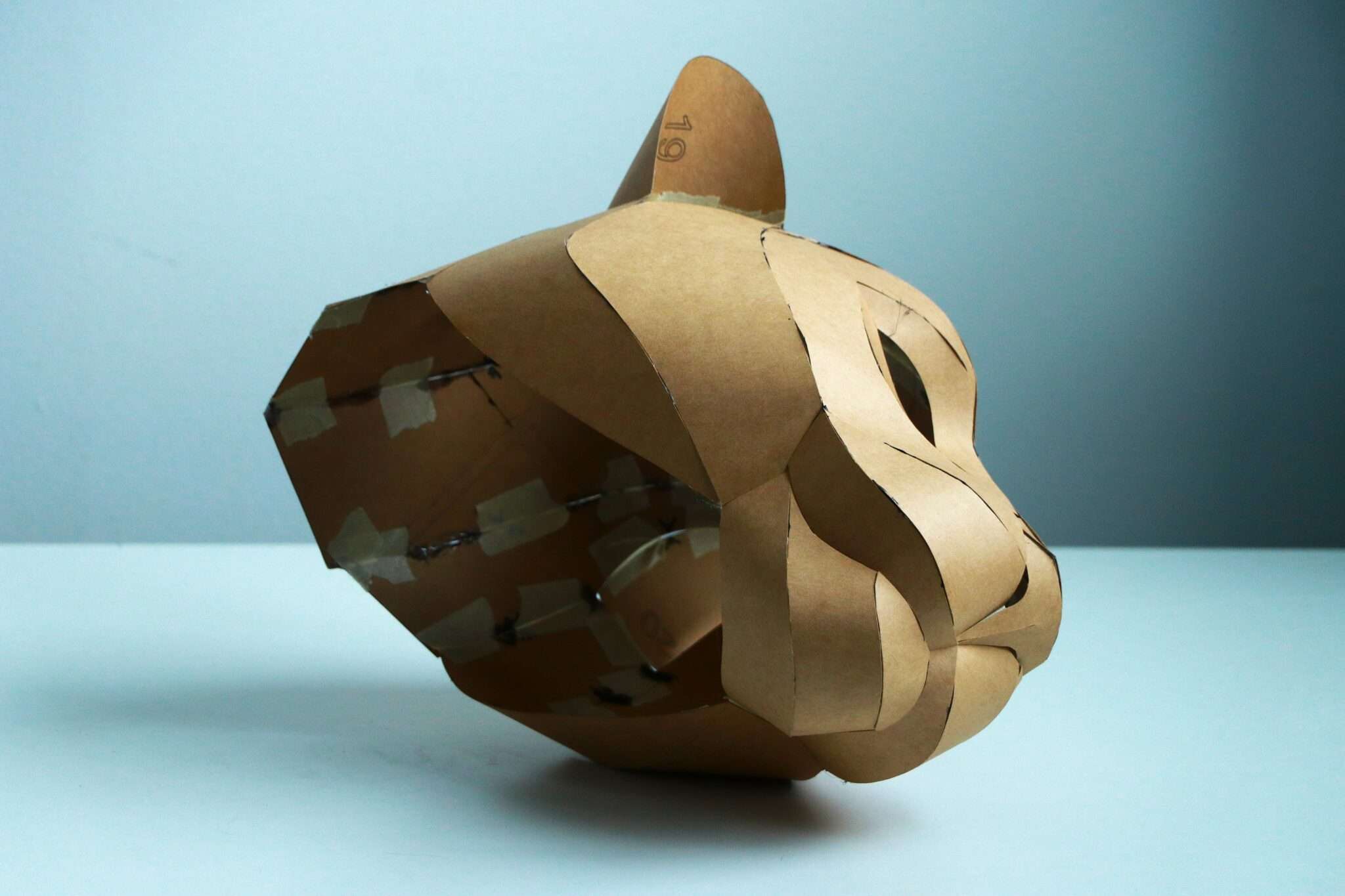 Panther Mask (Papercraft & EVA Foam) - LACRAFTA