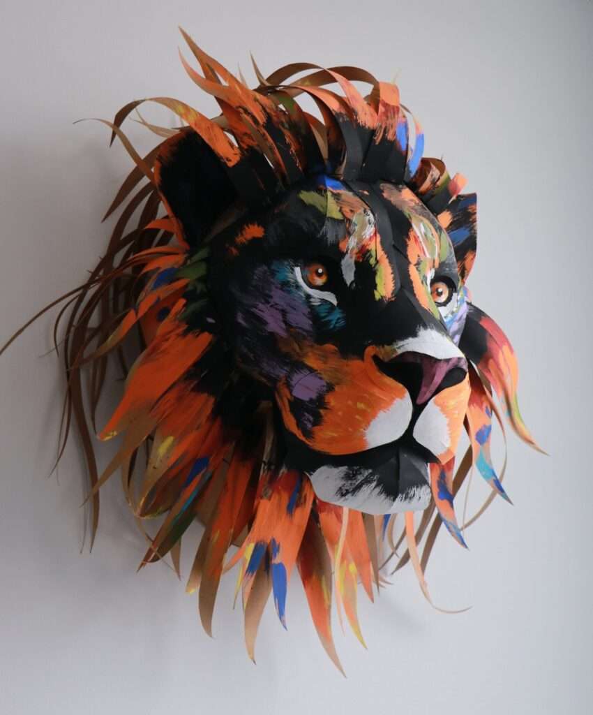 Lion Head Wall Sculpture - LACRAFTA