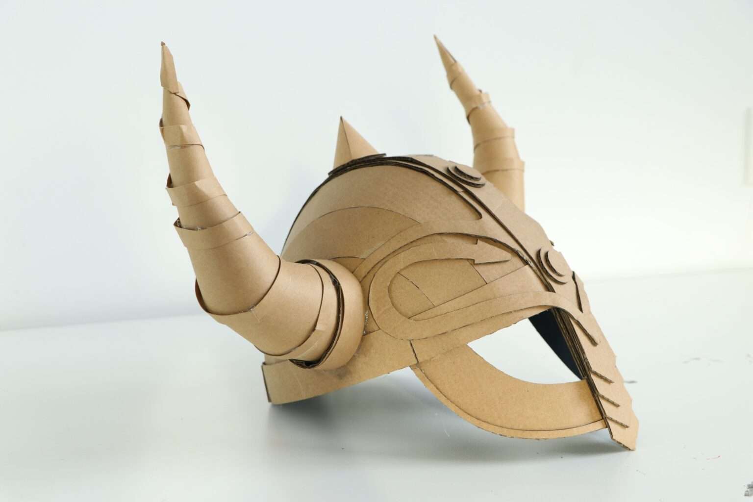 Viking Helmet (Papercraft Template) - LACRAFTA