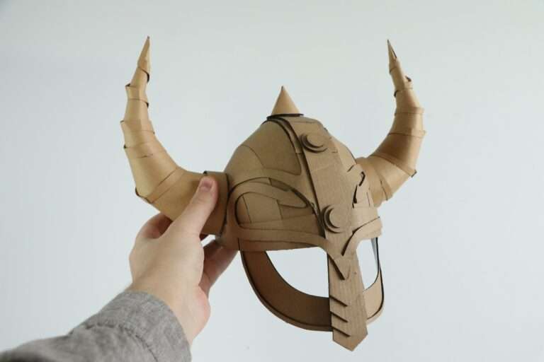 Viking Helmet — DIY Papercraft Template • Cardstock or EVA Foam • Ready ...
