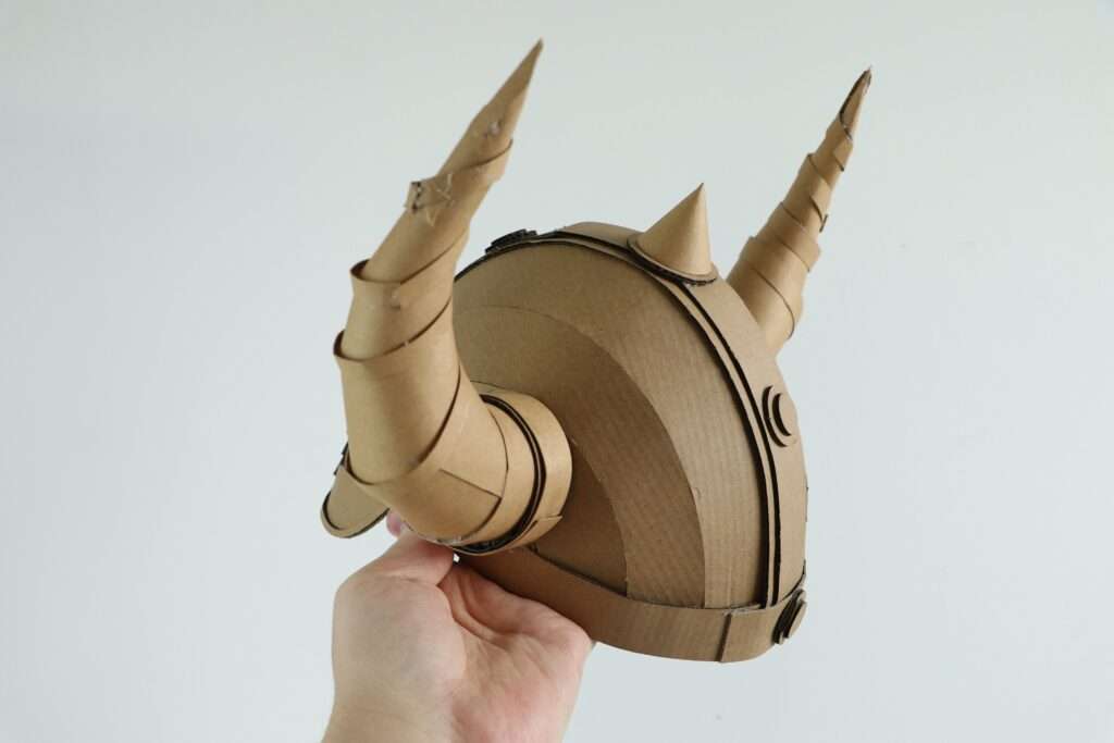 Viking Helmet (Papercraft Template) - LACRAFTA