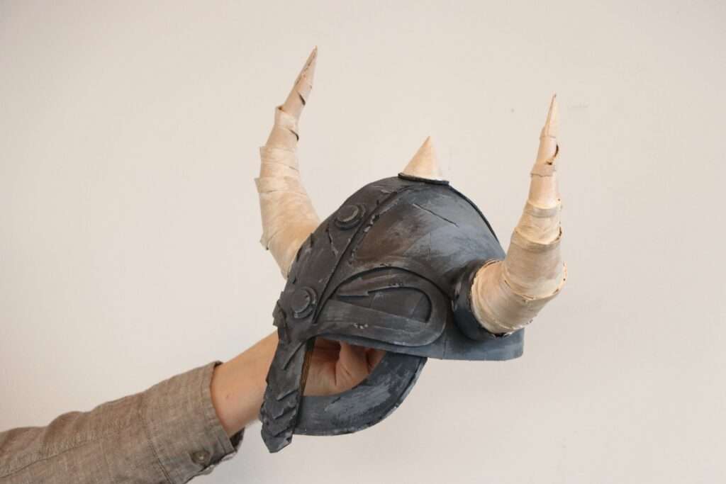 Viking Helmet (Papercraft Template) - LACRAFTA