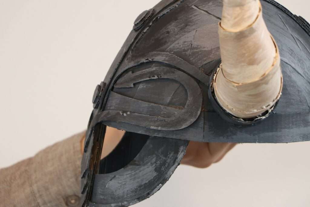 Viking Helmet (Papercraft Template) - LACRAFTA