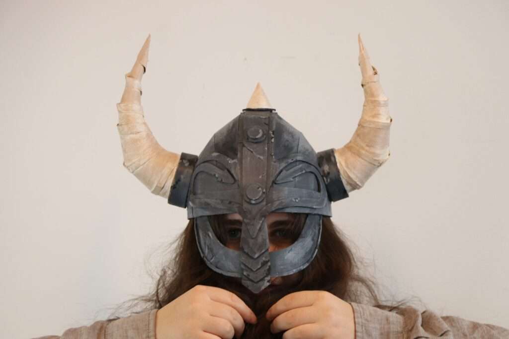 Viking Helmet (Papercraft Template) - LACRAFTA