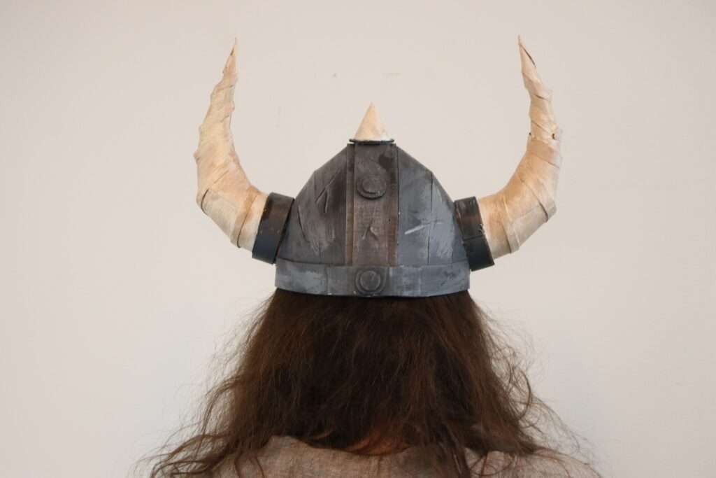 Viking Helmet (Papercraft Template) - LACRAFTA